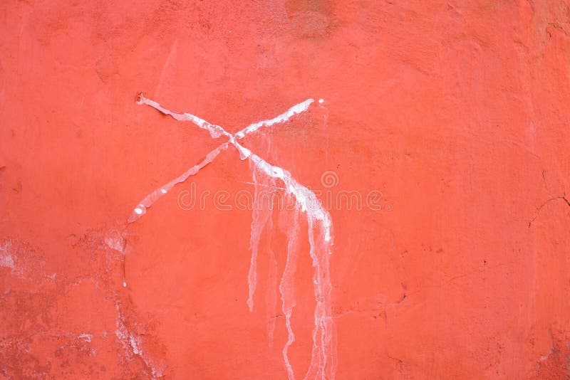 Red Crack Rough Stucco Background Stock Photo - Image of detail, burnt ...