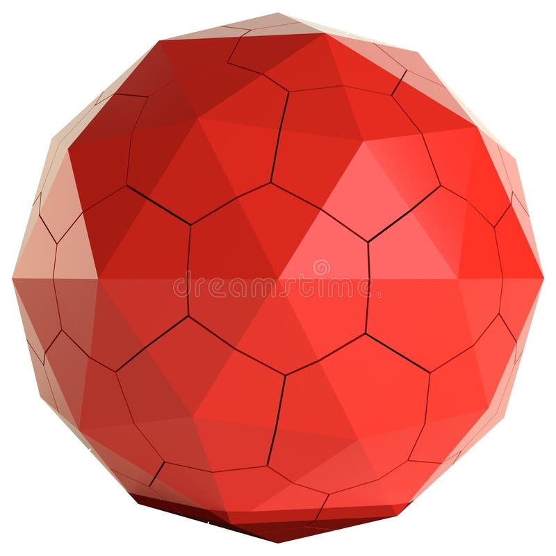 Sphere in a white studio stock illustration. Illustration of exhibition ...