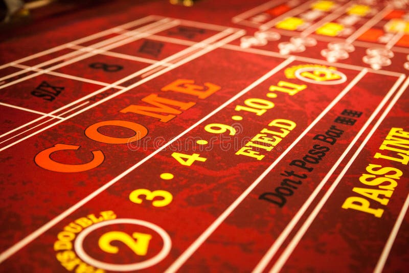 Craps table stock image. Image of gambling, craps, casino - 1142237