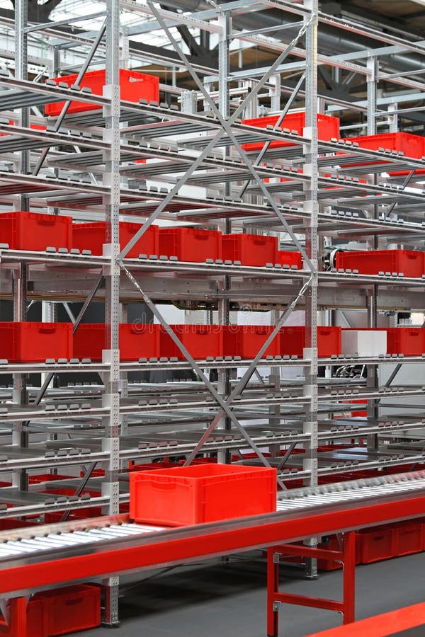 Warehouse from above stock image. Image of inventory - 14739295