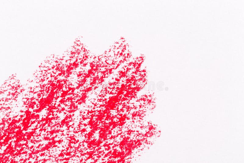 Red crayon draw stock image. Image of white, love, pink - 100529941