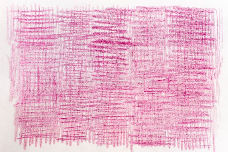 Red Crayon Drawings on Paper Background Texture Stock Photo - Image of ...