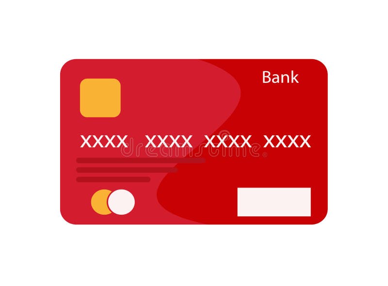 Red Credit Cards with Colorful Abstract Design Background. .. Stock ...