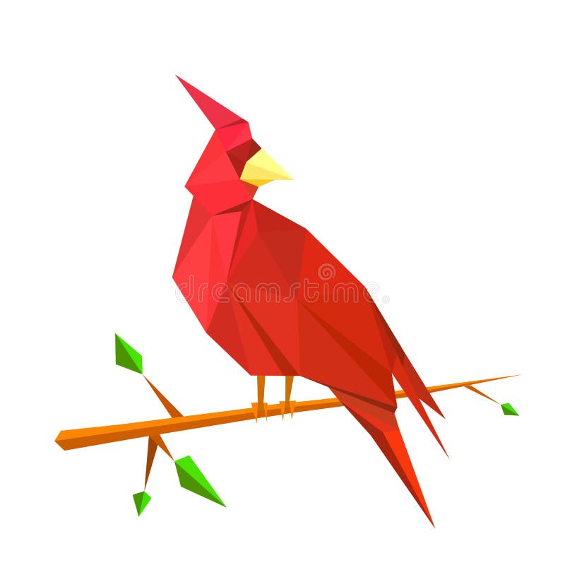 Bird polygon stock vector. Illustration of imagination - 59120633