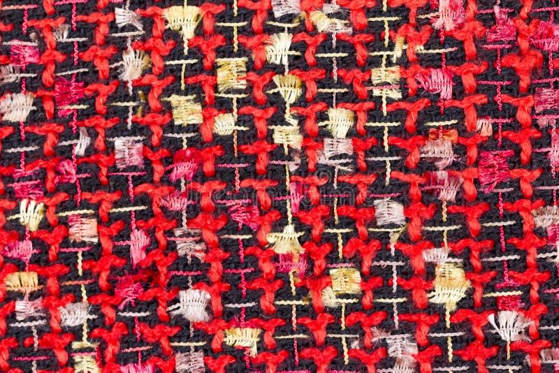 Red Crochet Fabric Texture stock image. Image of seamless - 48900207