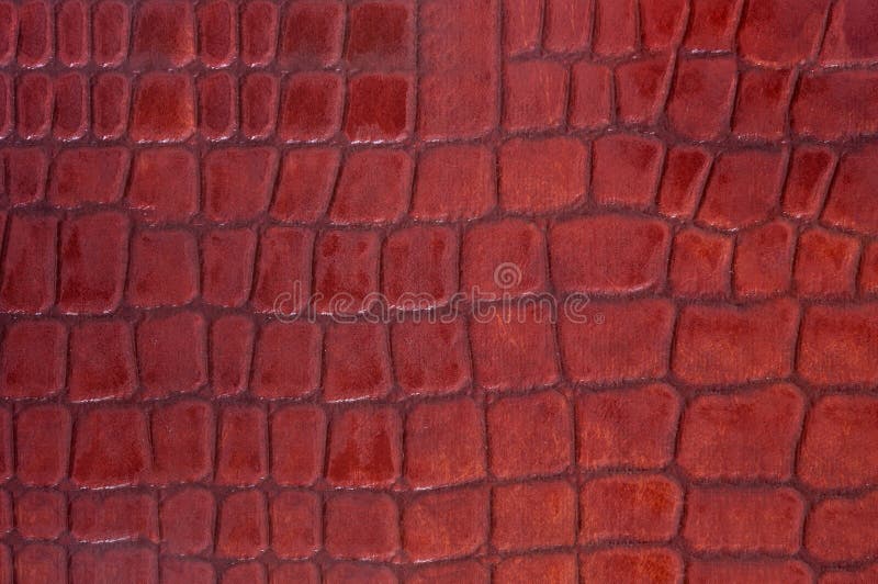 Red Crocodile Leather Texture Stock Image - Image of detail, luxury ...