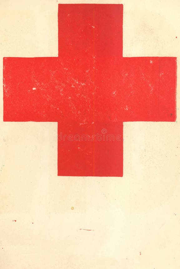 Red Cross editorial stock photo. Image of canvas, aging - 1218343