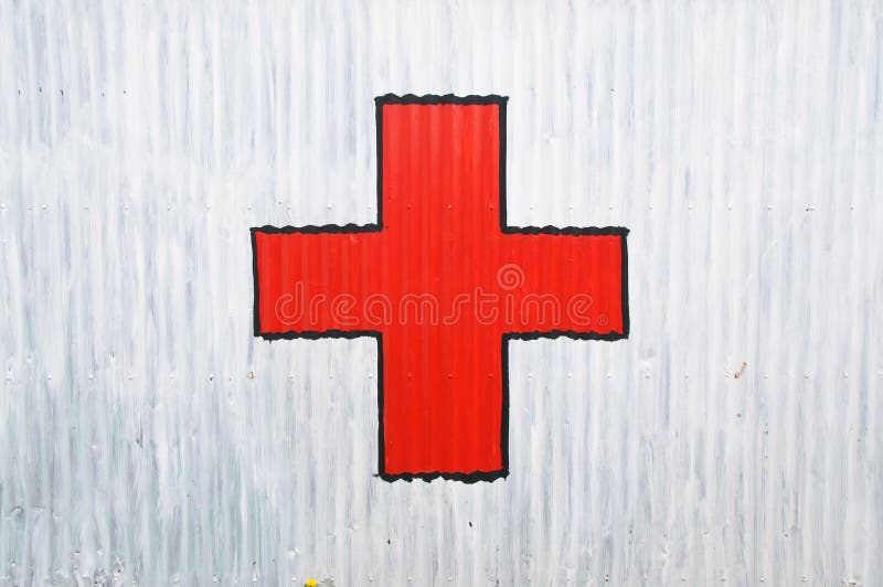 Red cross editorial stock image. Image of symbol, sign - 341379