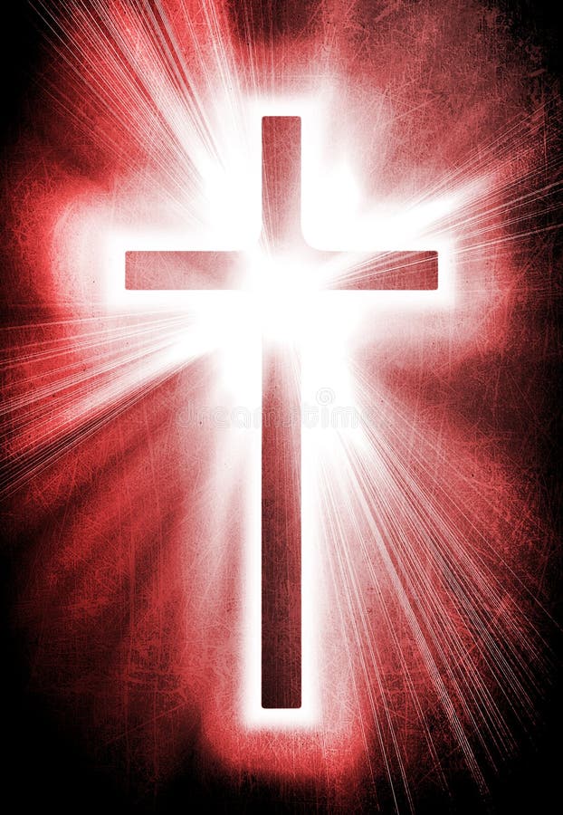 Holy Cross Purple Light Flare Stock Illustration - Illustration of ...