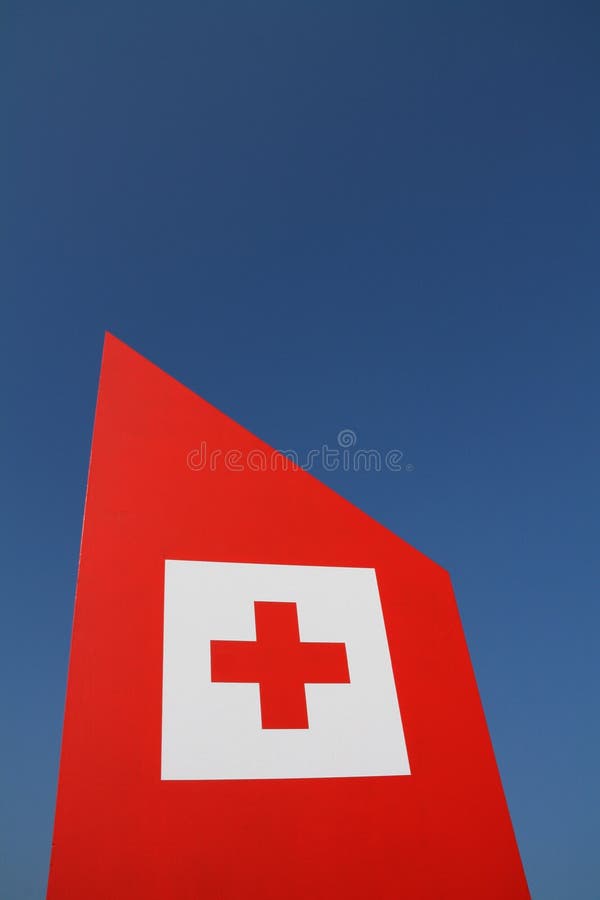 Red Cross on Blue Sky editorial photo. Image of accident - 5913771