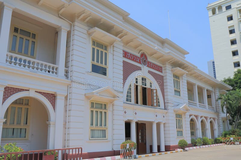 Red Cross Building Bangkok Thailand Editorial Stock Image - Image of ...