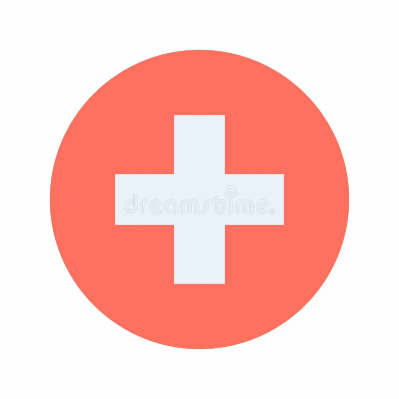 Red Cross Icon Vector Image. Stock Vector - Illustration of vector ...