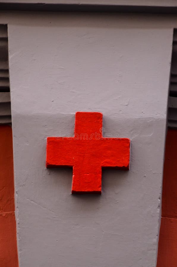 Red Cross Medical Sign editorial photo. Image of ambulance - 47228421