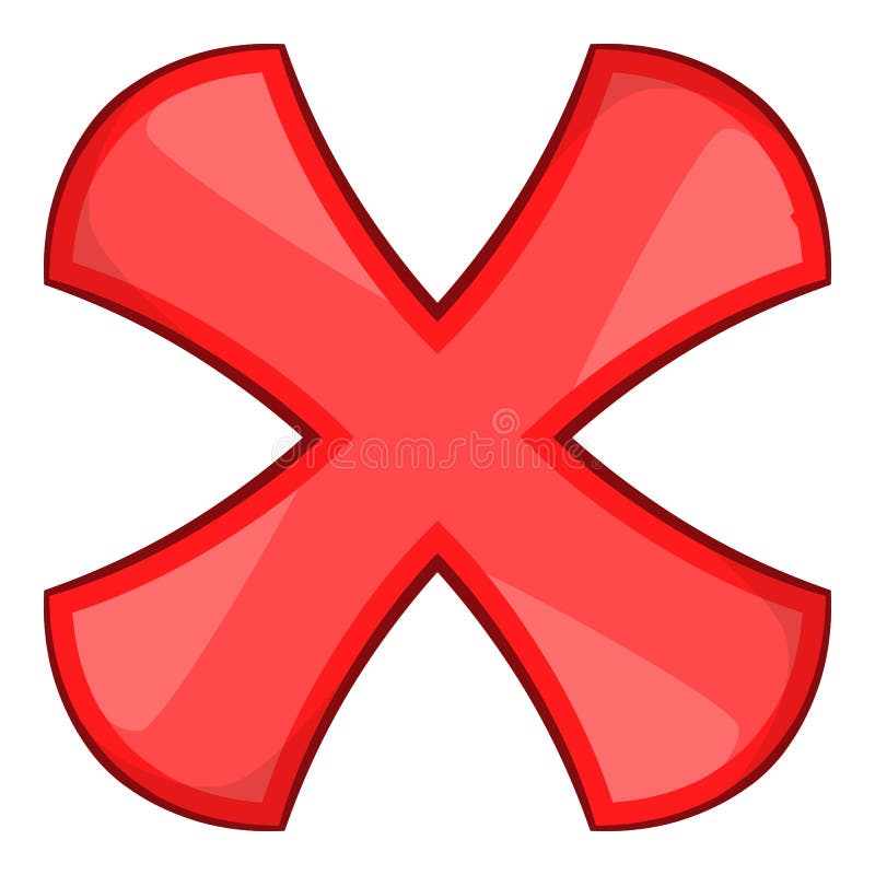 Cross Sign Icons Set 9 Color Collection Stock Vector - Illustration of ...