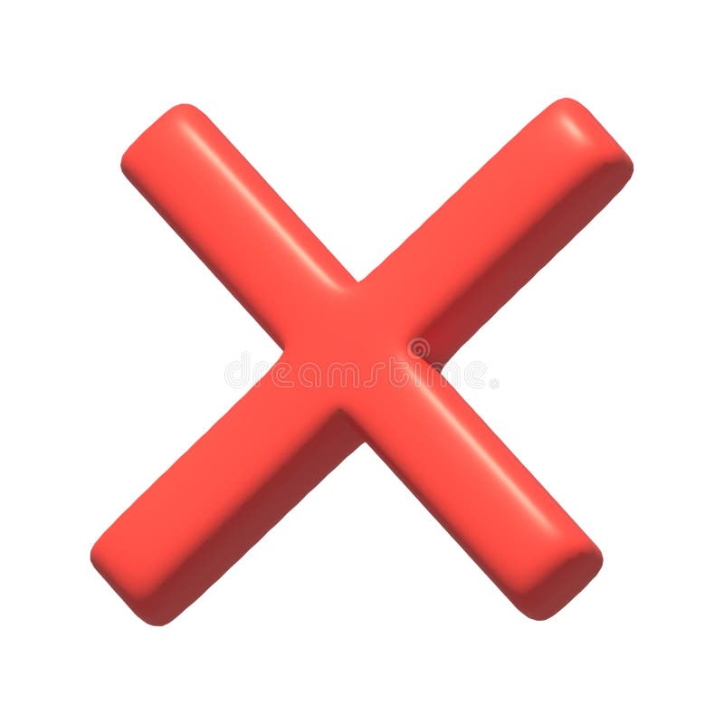 Red Cross Sign Icon Virtual Modern 3d Render Shiny Glossy Stock Vector ...