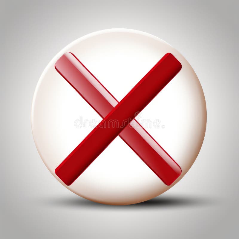 A Red Cross Symbol on a White Background Stock Illustration ...