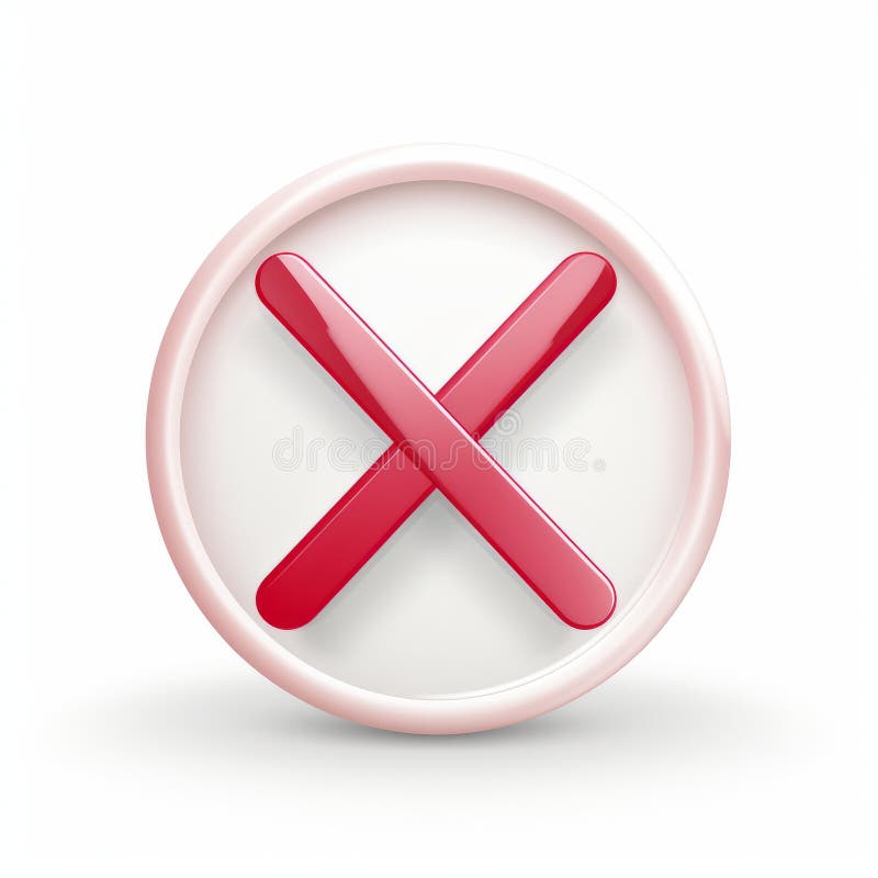 A Red Cross Symbol on a White Background Stock Illustration ...