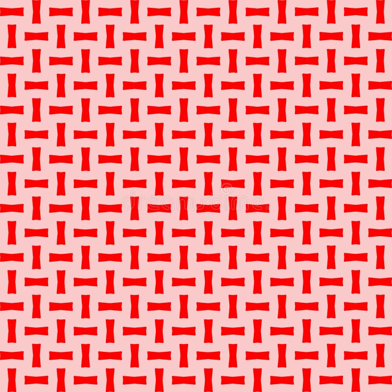 Red Weave Repeat Pattern Background Stock Illustration - Illustration ...