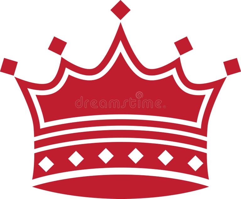 Red Crown stock vector. Illustration of cartoon, majesty - 9314754