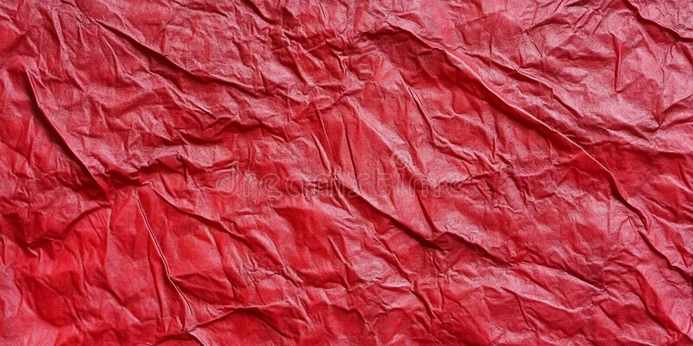 Red Crumpled Paper Texture Background Design Element for Art Projects ...