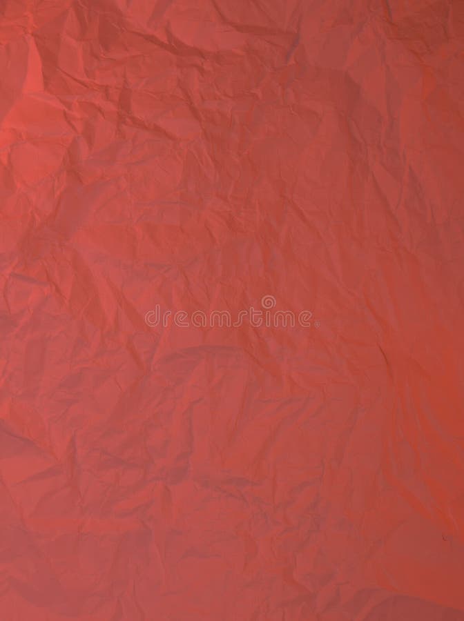 Red Crumpled Paper Texture Background Stock Image - Image of texture ...