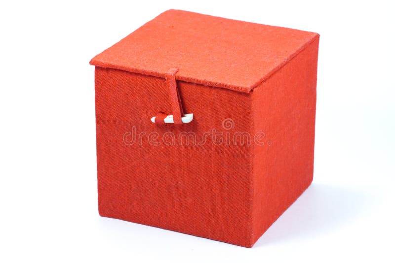 Red cube box stock image. Image of shadows, cube, zips - 17429545
