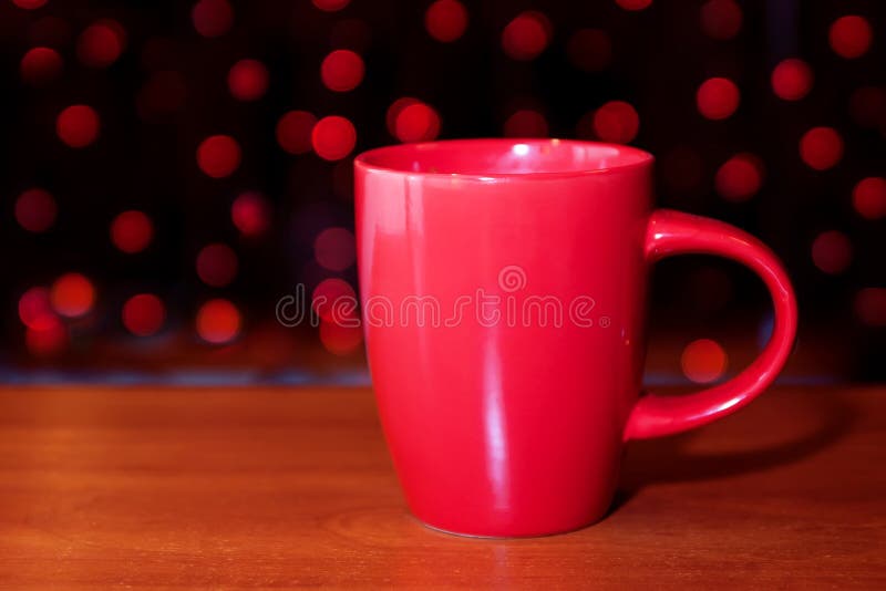 Red cup stock image. Image of magic, defocused, bokeh - 28034593