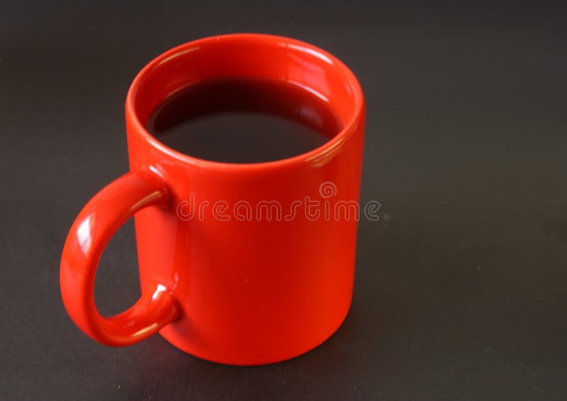 Red cup of coffee stock photo. Image of tasty, coffee - 11240152