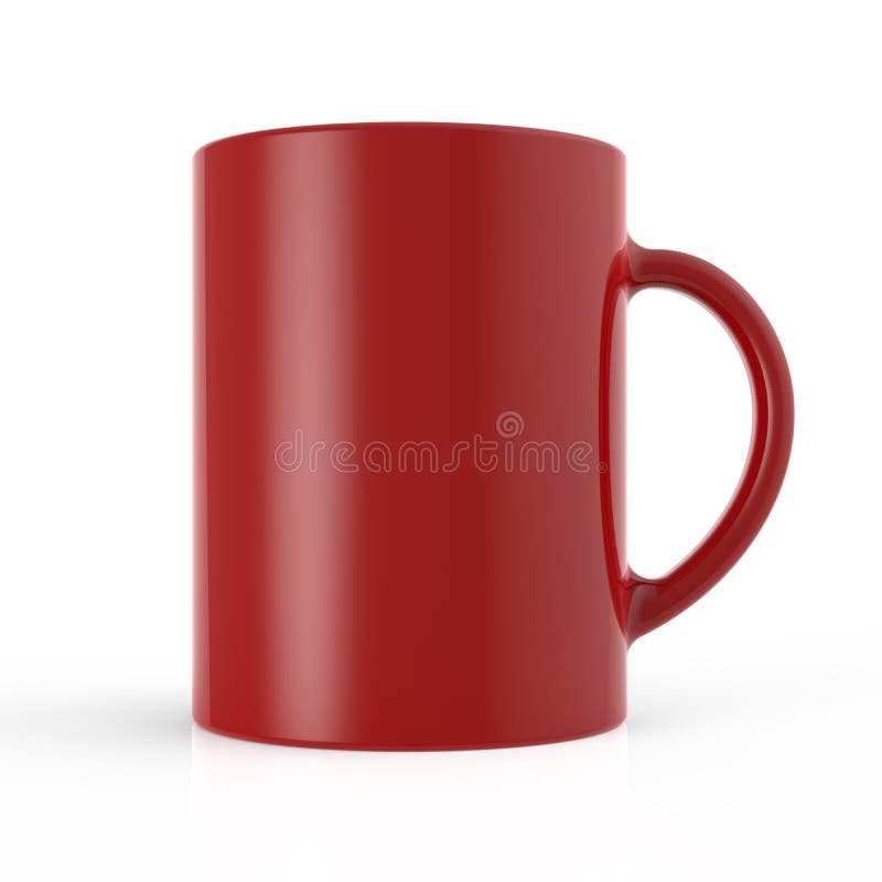Red cup render stock photo. Image of espresso, household - 73292192