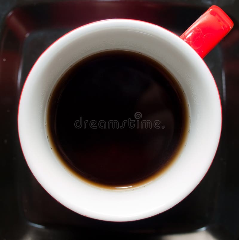 Red cup of tea stock photo. Image of kitchen, drink, black - 12855238