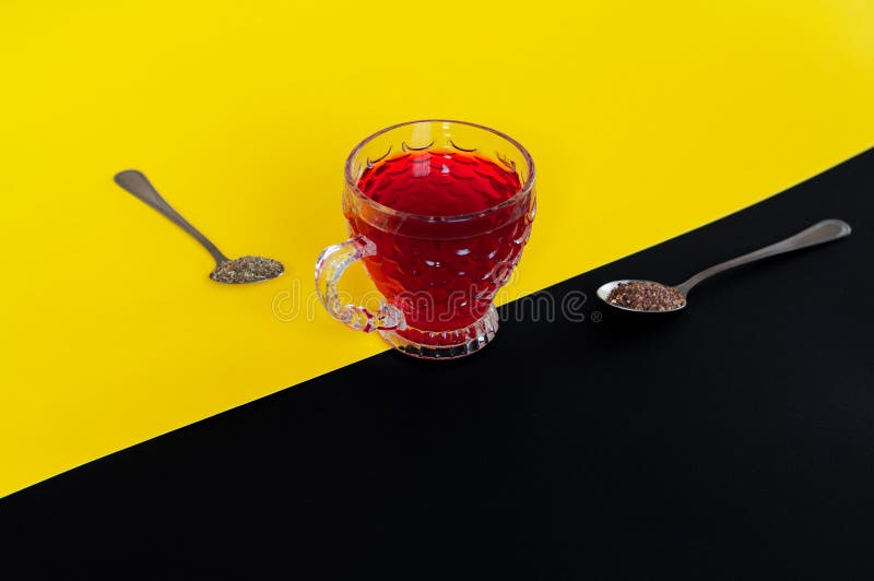 Red cup of tea stock photo. Image of drink, liquid, healthy - 213039982