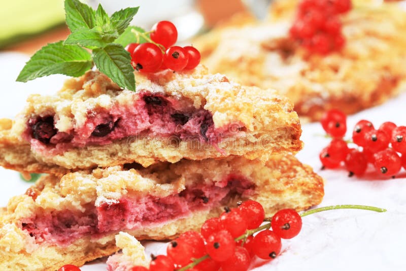 Red currant cake stock photo. Image of dessert, detail - 10852330