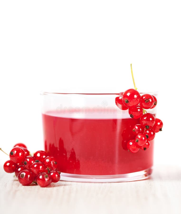Red currant drink in glass stock image. Image of nature - 42023817