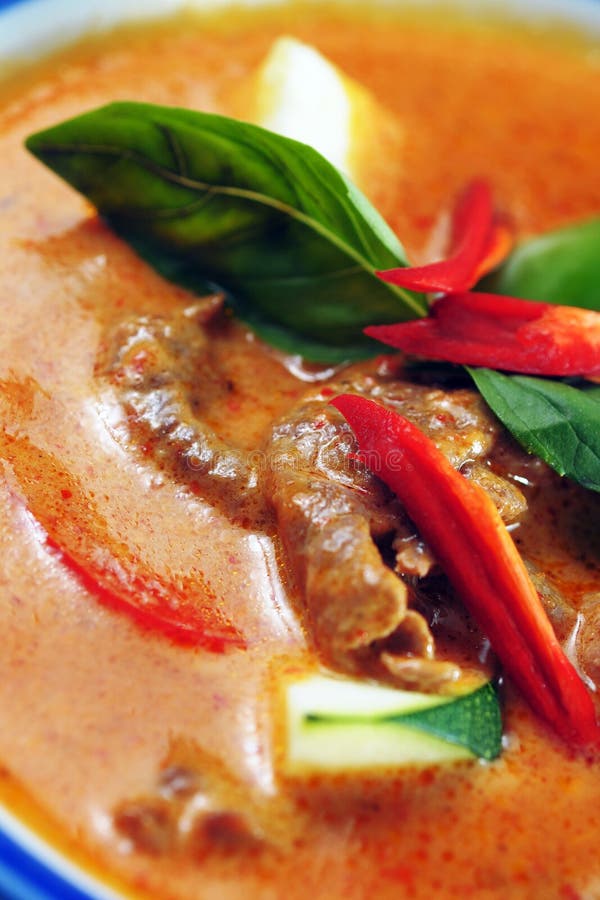 Red curry beef stock image. Image of meal, dish, milk - 70659567