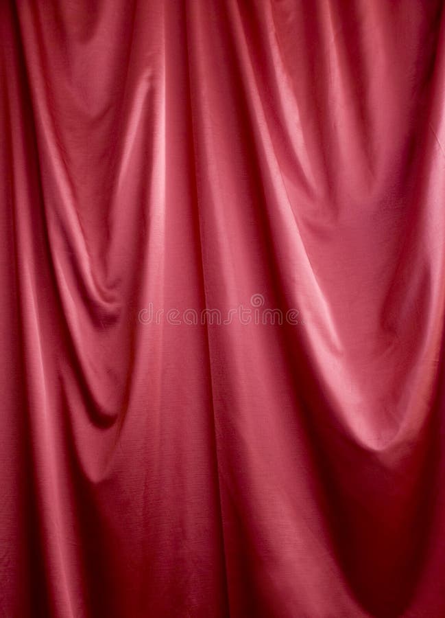 Red curtain stock photo. Image of crease, hide, scene - 10684566