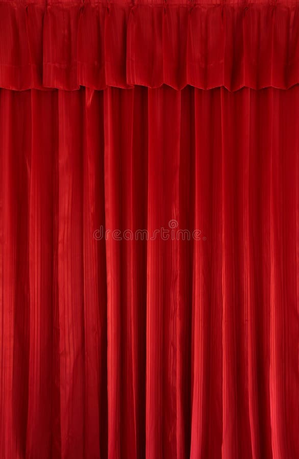Red curtain stock photo. Image of interior, performance - 51179544