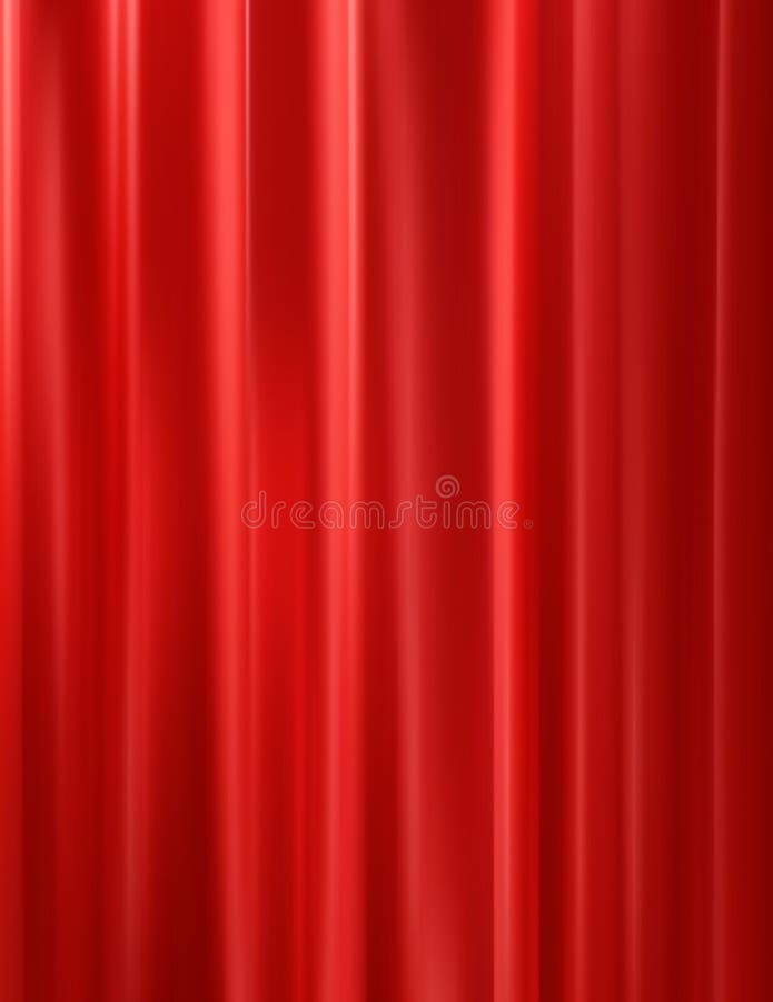 Red Curtain Draping Wave Pleat Curtains Theater Stage Background Stock ...