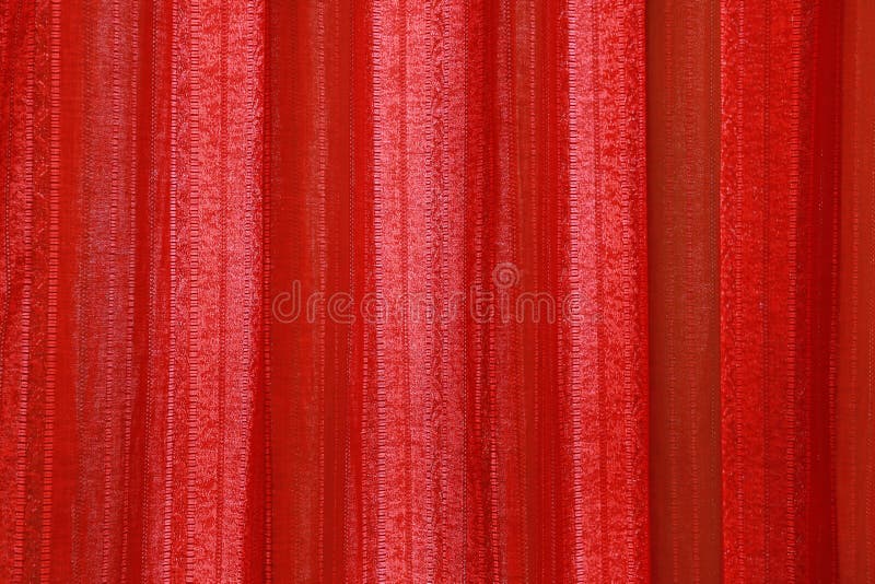 Red Curtain Fabric Background Stock Image - Image of curtain, front ...