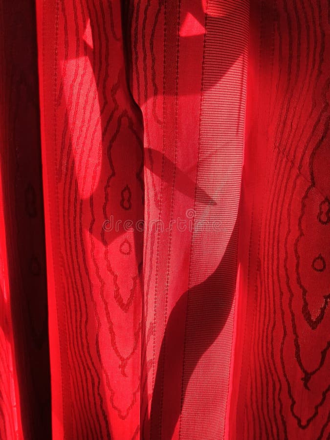 Curtain and Light Installation on Stage Stock Photo - Image of ...