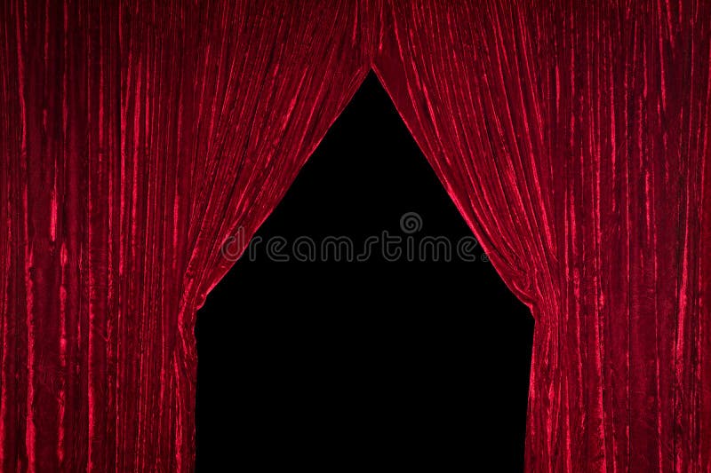 Red Curtain with Opening stock photo. Image of light - 20835332
