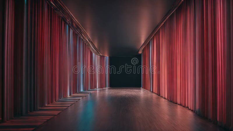 Red Curtains Interior Design Stock Footage - Video of aesthetic ...