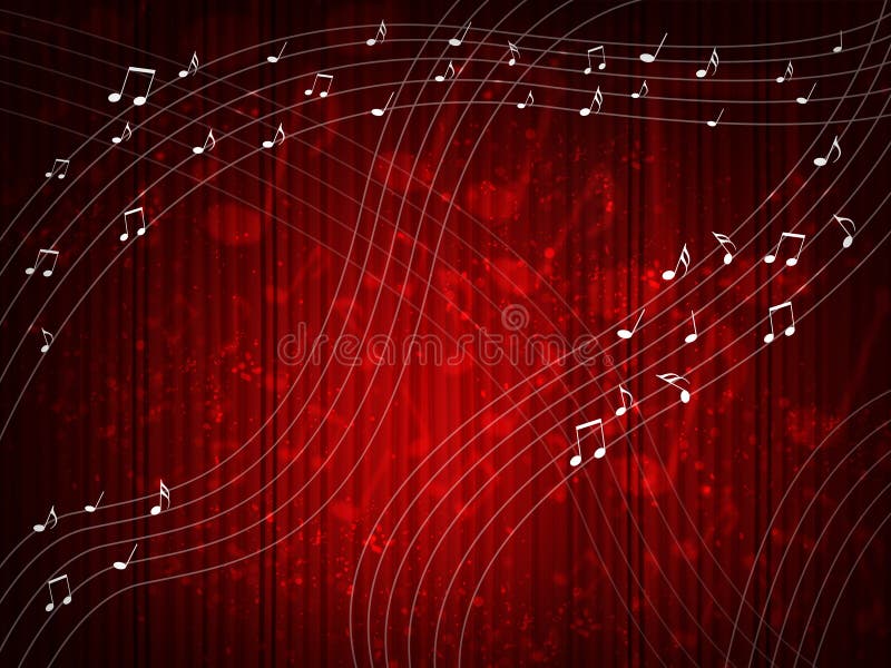 Red curtains stock illustration. Illustration of waves - 55388656