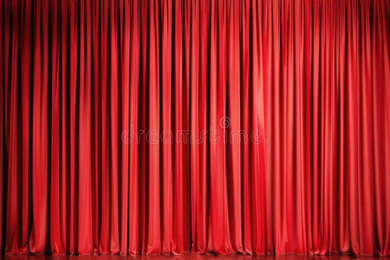 Red Curtains on Stage stock image. Image of dramatic - 366636239
