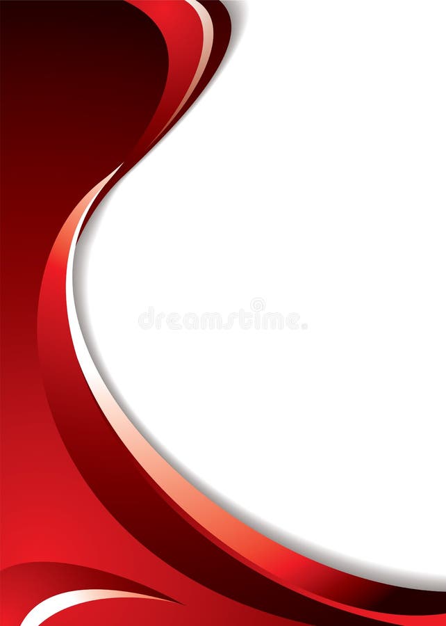 Red curve stock vector. Illustration of graphic, advertisement - 8775065
