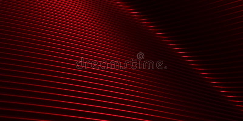 Red Curve Distorted Shape Parallel Lines Red Plastic Tube Texture ...