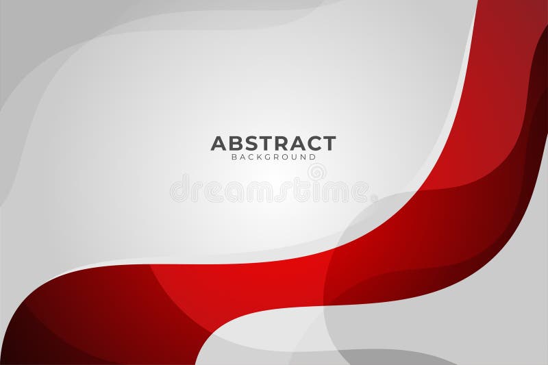 Red Curve on a White Background Vector Stock Vector - Illustration of ...