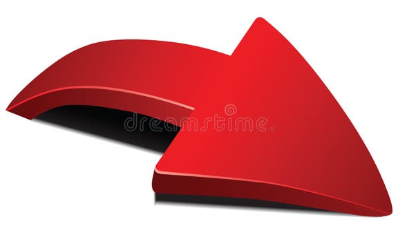 Red Curved Arrow Icon Stock Illustrations – 1,446 Red Curved Arrow Icon ...