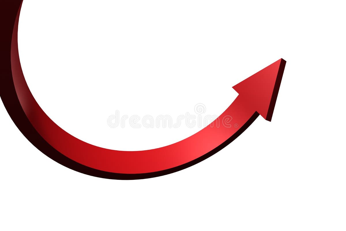 Red Growth Arrow No Background Stock Illustrations – 251 Red Growth ...