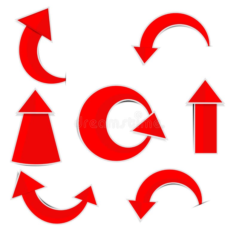 Curved Arrow Stock Illustrations – 23,524 Curved Arrow Stock ...