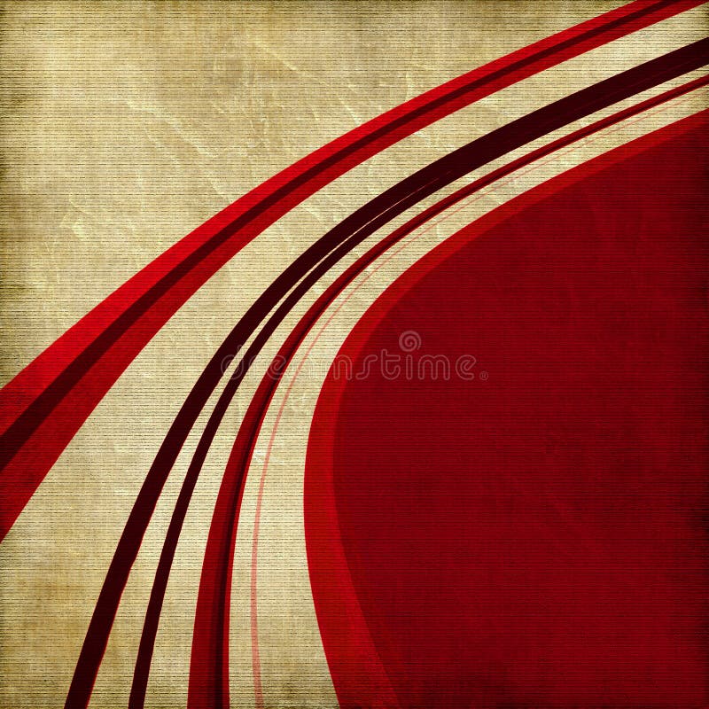 Red curved line background stock illustration. Illustration of drawing ...